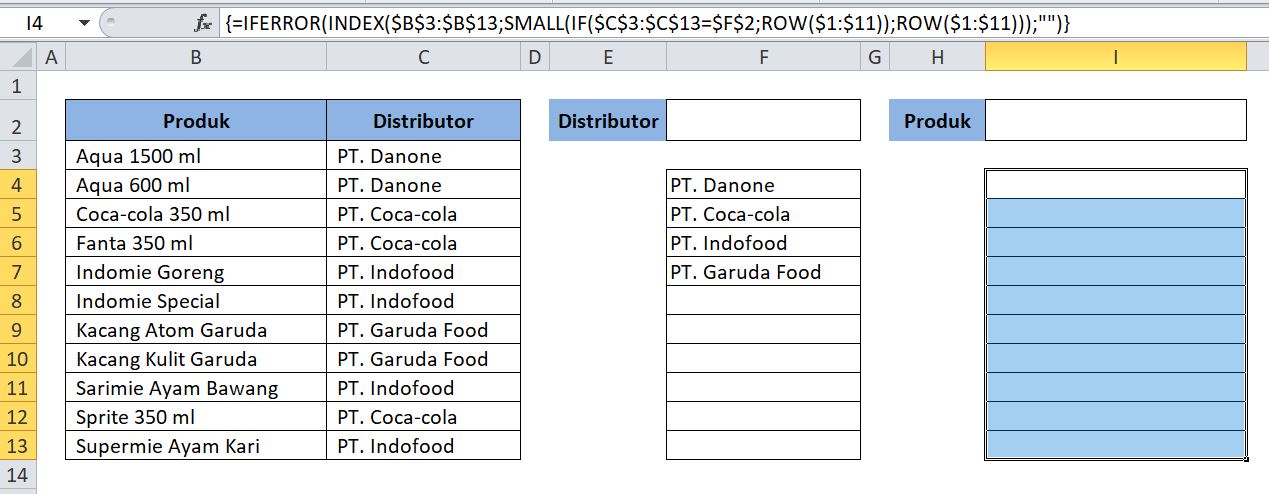 Membuat Dropdown List Dinamis di Excel Berdasarkan Kategori dengan Data Validation | Depot Excel