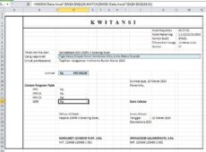 Cara Mudah dan Cepat Membuat Kwitansi Excel Otomatis dengan Rumus ...