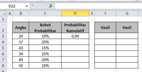 Gampang! Cara Membuat Angka Acak Berbobot di Excel Secara Otomatis ...