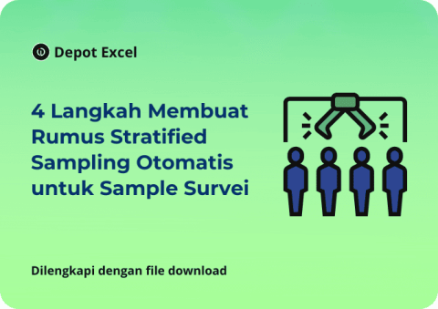 4 Langkah Membuat Rumus Stratified Sampling Otomatis untuk Sample ...