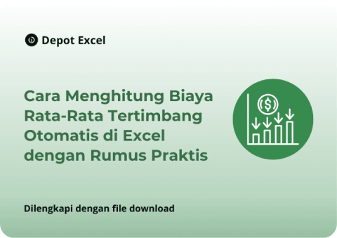 Cara Menghitung Biaya Rata-Rata Tertimbang Otomatis di Excel dengan ...