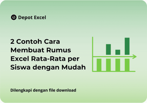 2 Contoh Cara Membuat Rumus Excel Rata-Rata per Siswa dengan Mudah ...