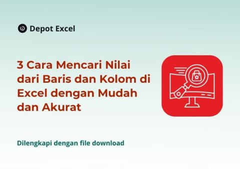 3 Cara Mencari Nilai dari Baris dan Kolom di Excel dengan Mudah dan ...