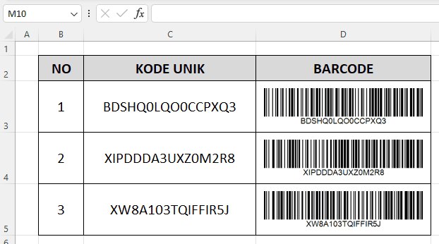 Cara Membuat Barcode di Excel Secara Otomatis Menggunakan VBA Macro | Depot Excel
